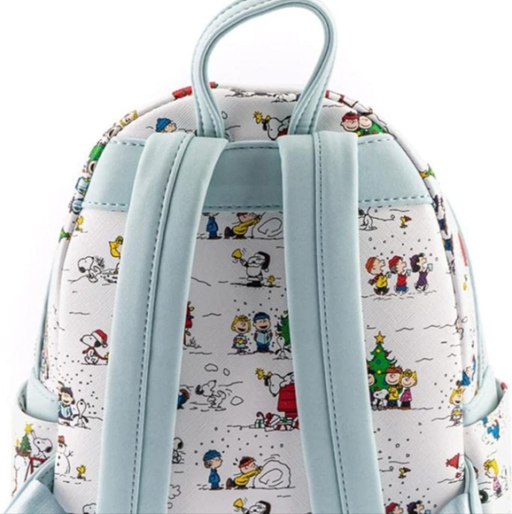 Loungefly | Bags | Loungefly Happy Holidays Mini Backpackpeanuts | Poshmark